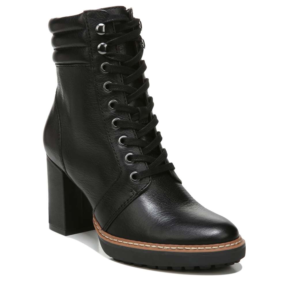 Callie Bootie - Black Leather – Naturalizer