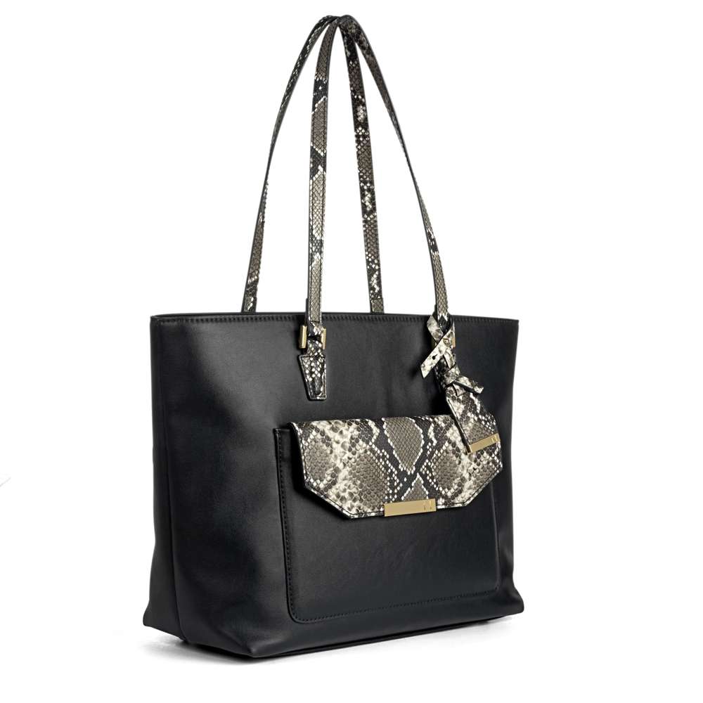 Dylana Tote Bag - Black Snake – Naturalizer