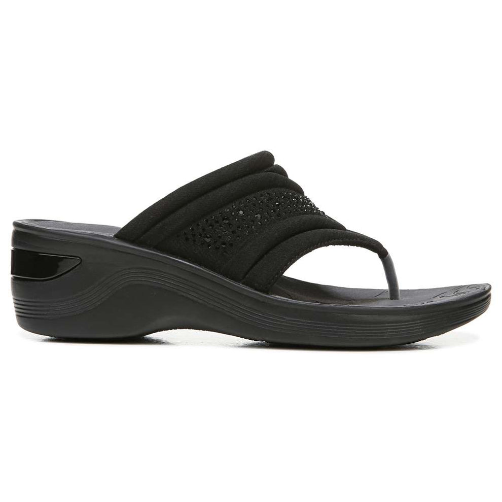 Dazzle Me Wedge Sandal - Black – Naturalizer