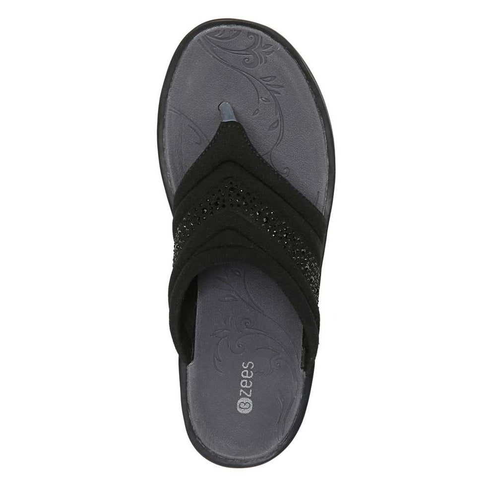 Dazzle Me Wedge Sandal - Black – Naturalizer